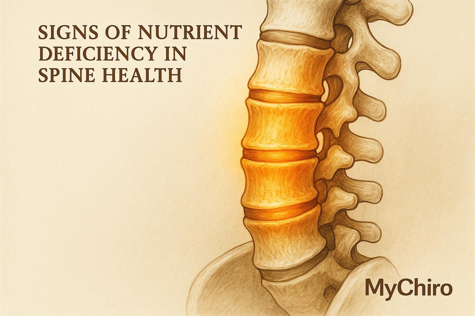 Signs of Nutrient Deficiency in Spine Health