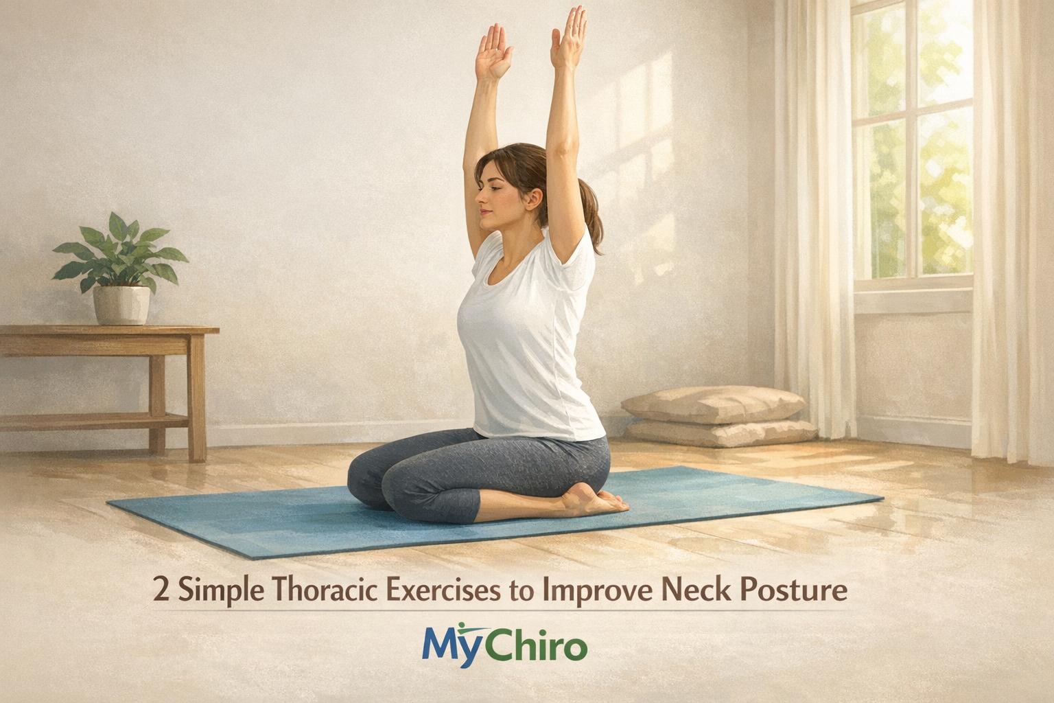 2 Simple Thoracic Exercises to Improve Neck Posture